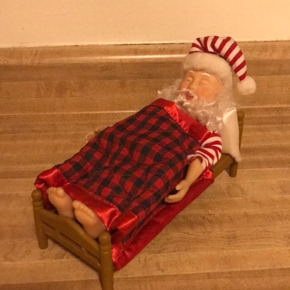 Gemmy | Holiday | Vintage 99s Gemmy Snoring Santa In Bed | Poshmark